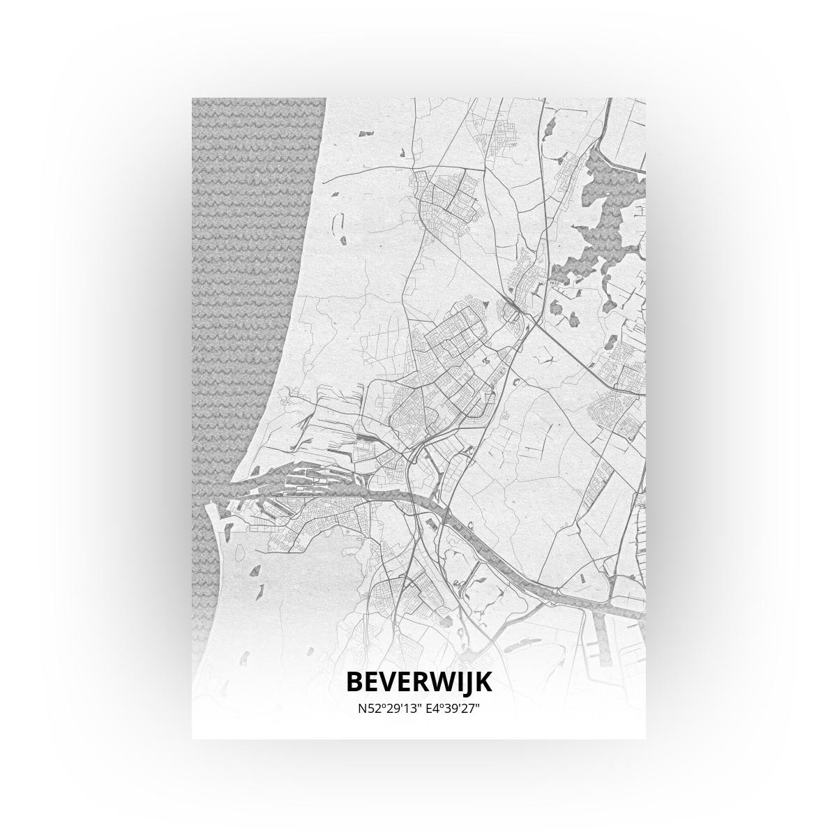Poster van Beverwijk ~ Printmijnstad 📍